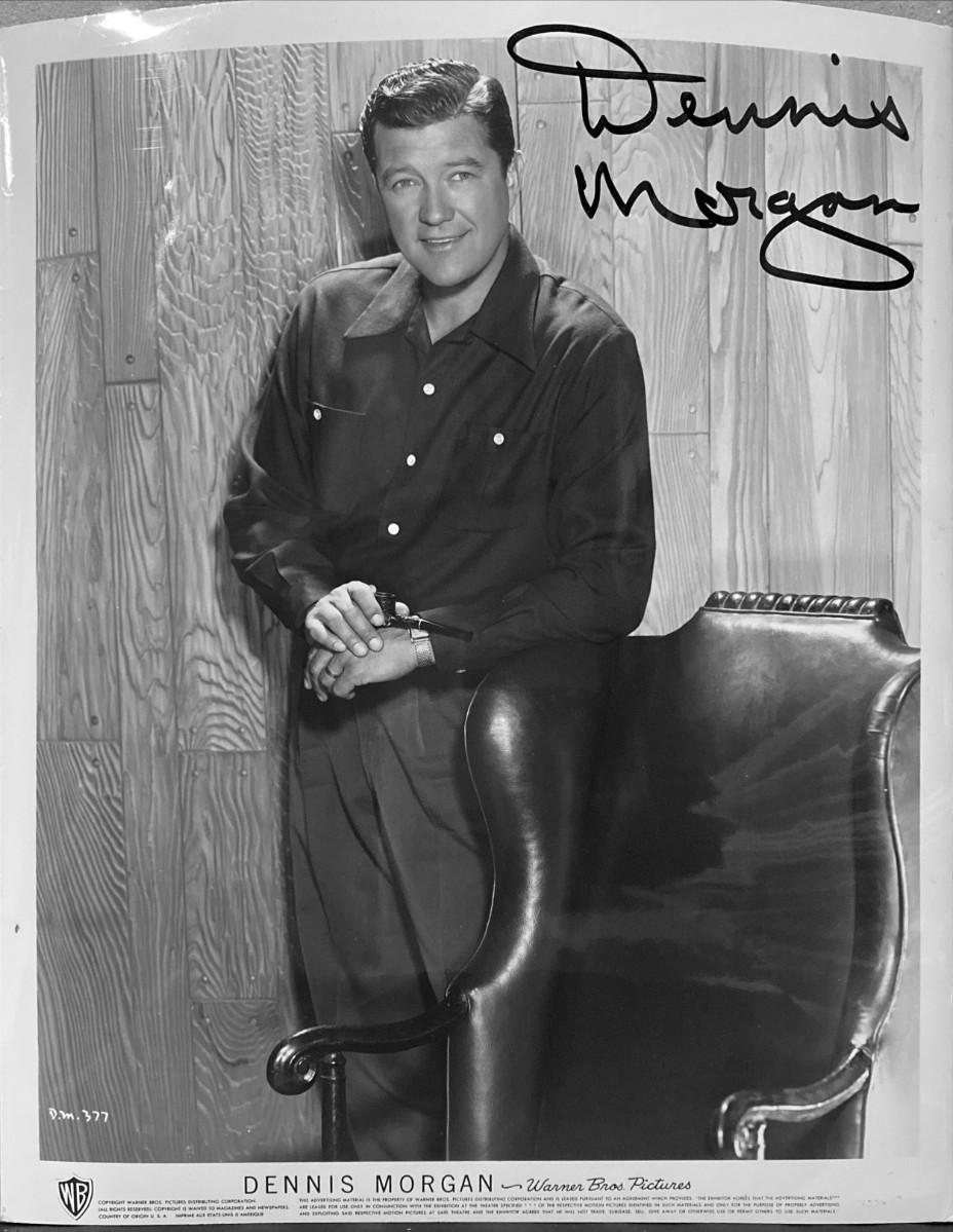 Dennis Morgan signed phot | EstateSales.org