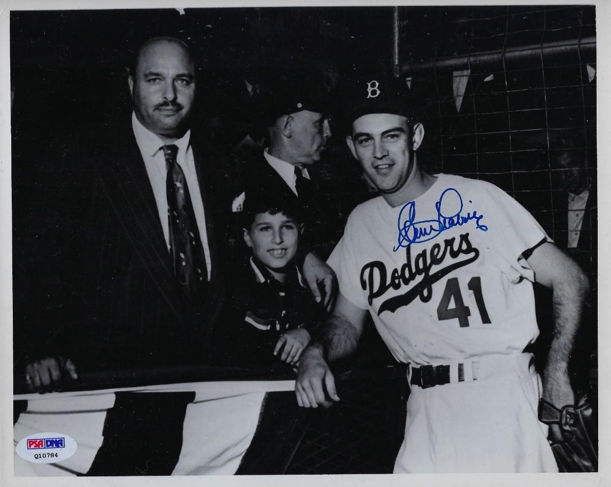 Clem Labine signed photo. PSA | EstateSales.org