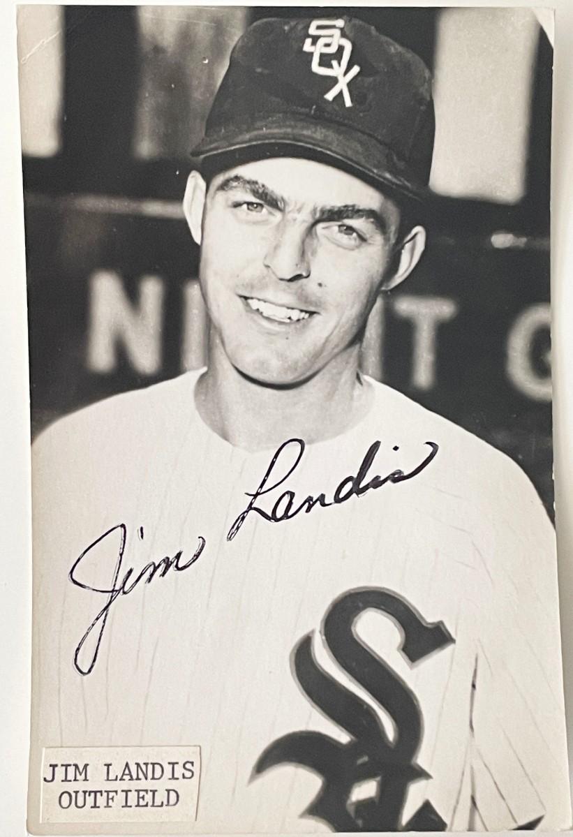 Chicago White Sox Jim Landis signed photo | EstateSales.org