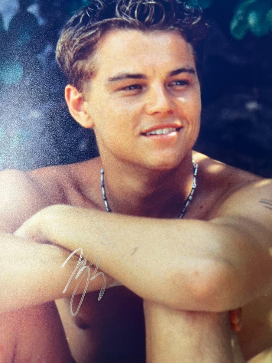 The Beach Leonardo DiCaprio signed movie photo | EstateSales.org