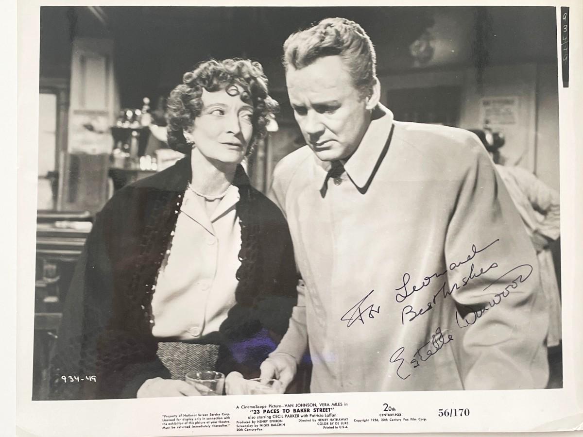 23 Paces to Baker Street Estelle Winwood signed movie photo ...