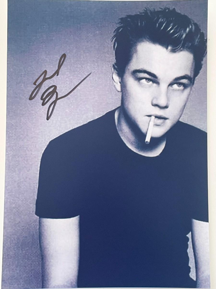 Leonardo DiCaprio signed photo | EstateSales.org