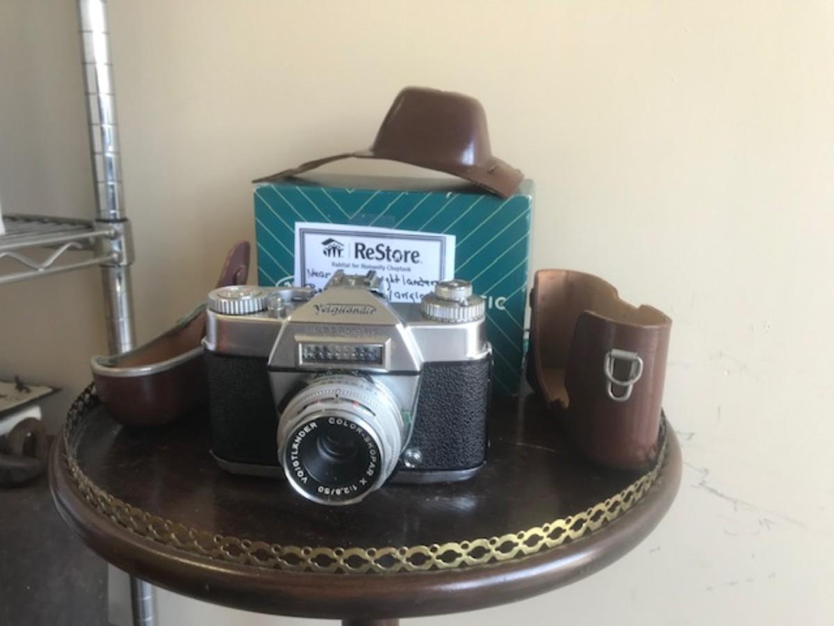 Voightlander Bassamatic Camera with original leather case | EstateSales.org