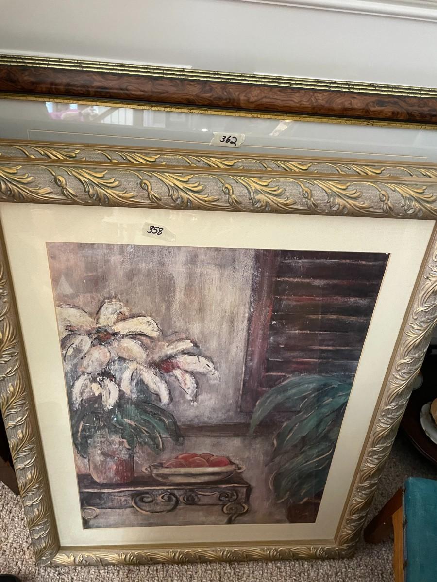 Large Framed Print - Lot 358 | EstateSales.org