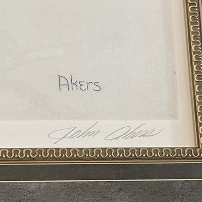 JOHN AKERS ~ “American Beauty” ~ Artist Proof | EstateSales.org