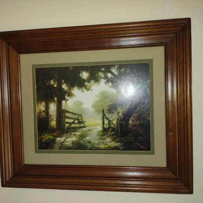 Framed Art Print Open Gate by Dalhart Windberg | EstateSales.org