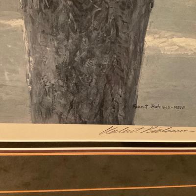 Robert Bateman Midnight Black Wolf | EstateSales.org