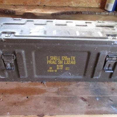 Military Grade Metal Storage Box | EstateSales.org