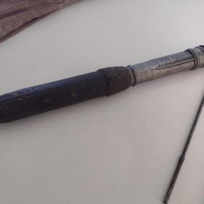 Vintage Otto Steel Rod Fishing Pole | EstateSales.org