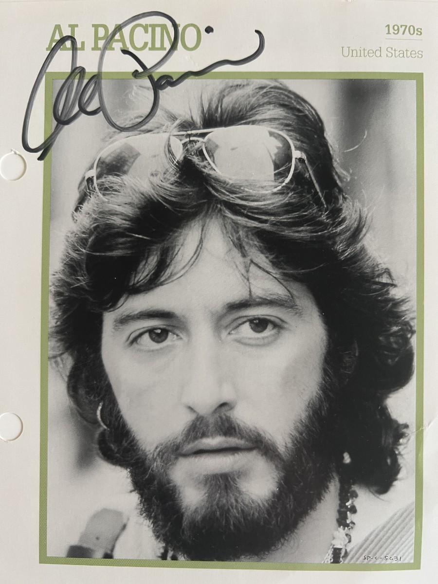 Al Pacino signed photo. GFA authenticated | EstateSales.org