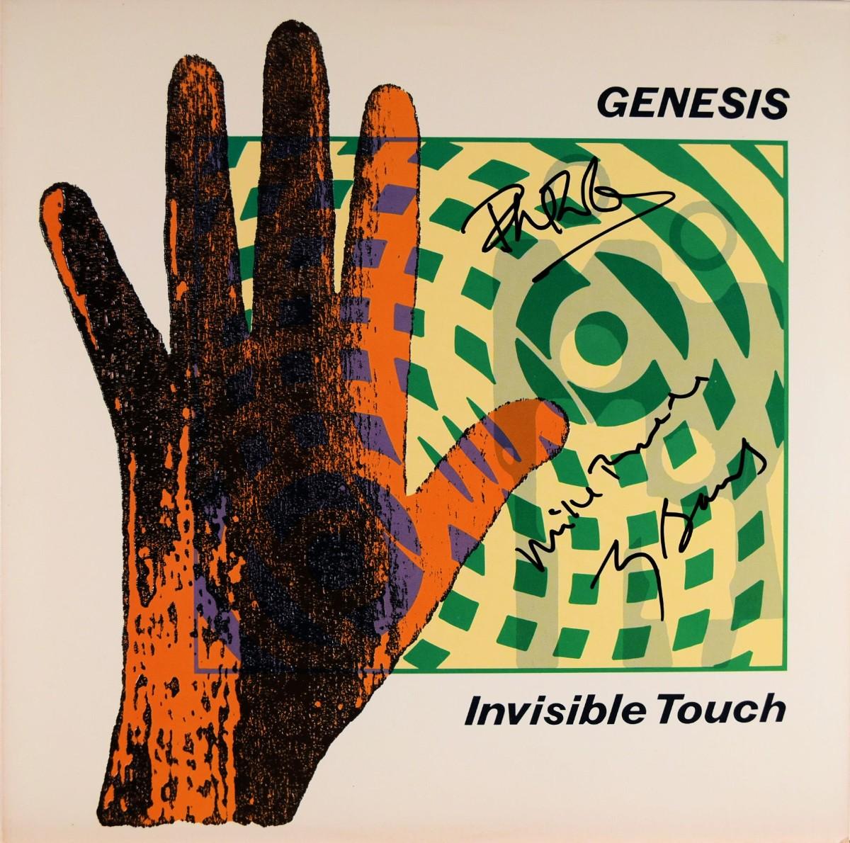 Genesis signed Invisible Touch album | EstateSales.org