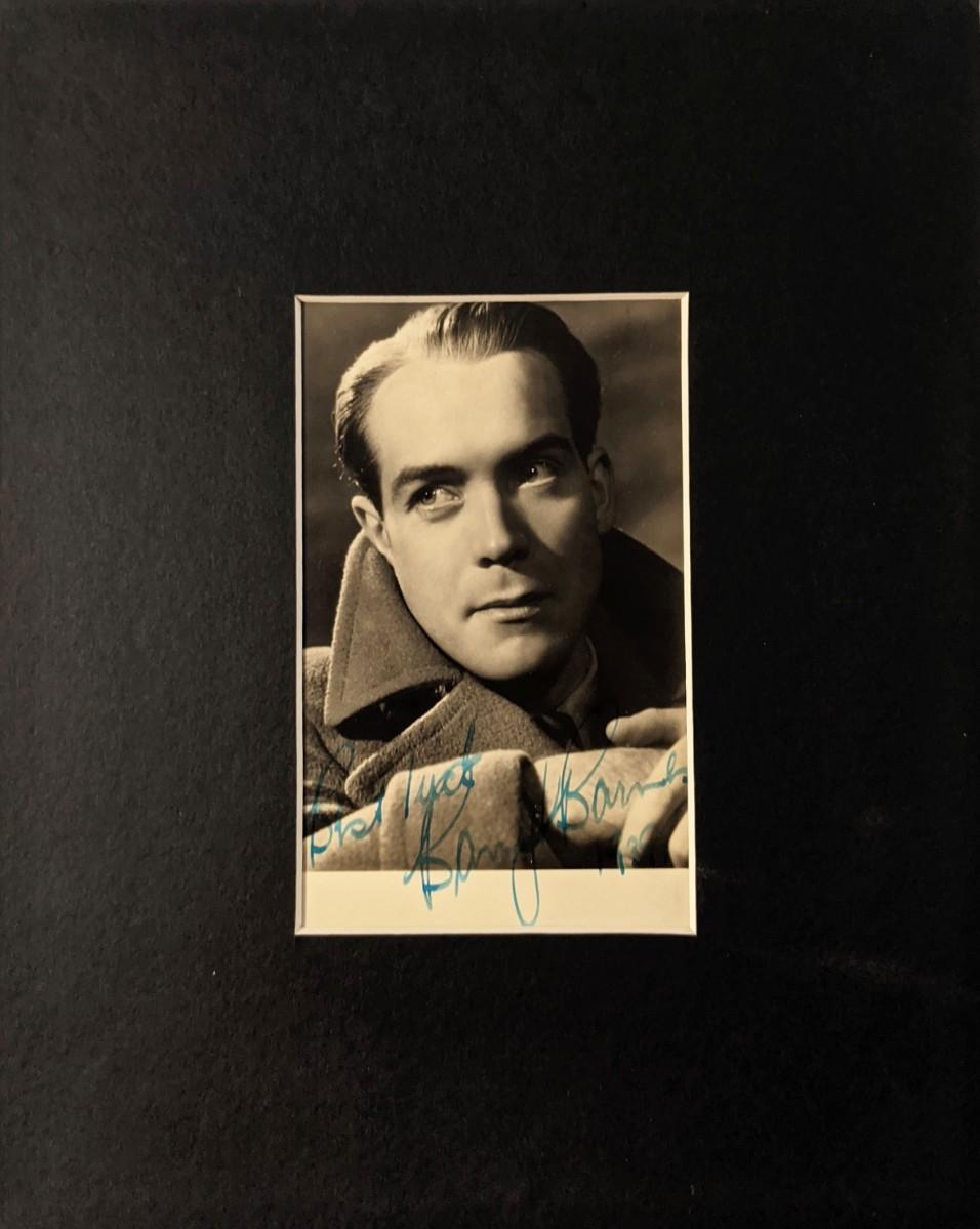 Barry K. Barnes signed photo | EstateSales.org