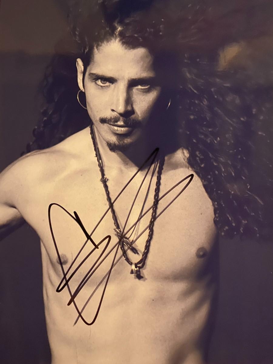 Chris Cornell signed photo. 8x10 inches | EstateSales.org