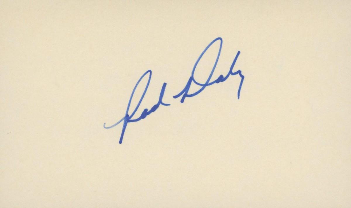 Rod Daly signature cut | EstateSales.org