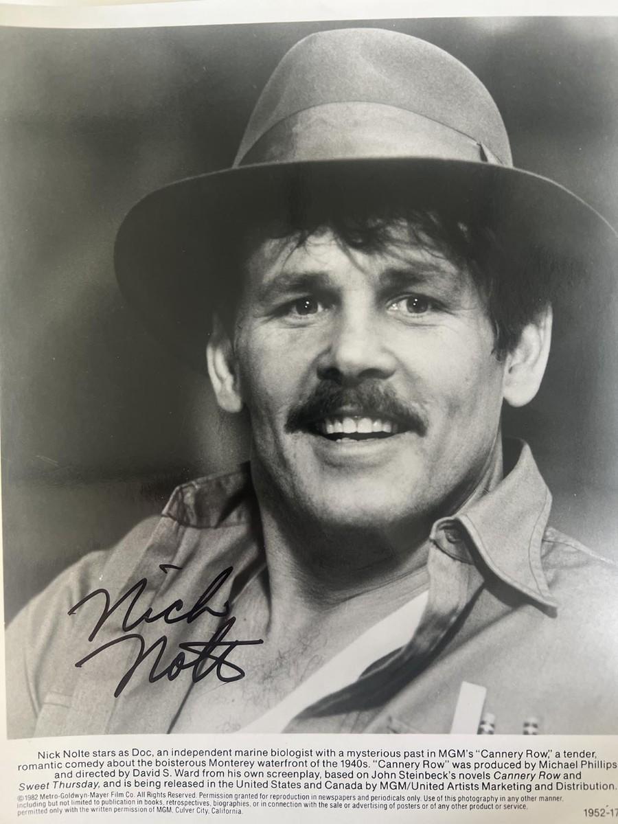 Cannery Row Nick Nolte signed movie photo | EstateSales.org Cannery Row Nick Nolte signed movie photo | EstateSales.org
