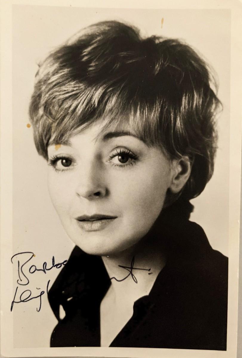 Barbara Leigh-Hunt signed photo | EstateSales.org