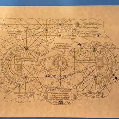 The Goonies Map prop print | EstateSales.org