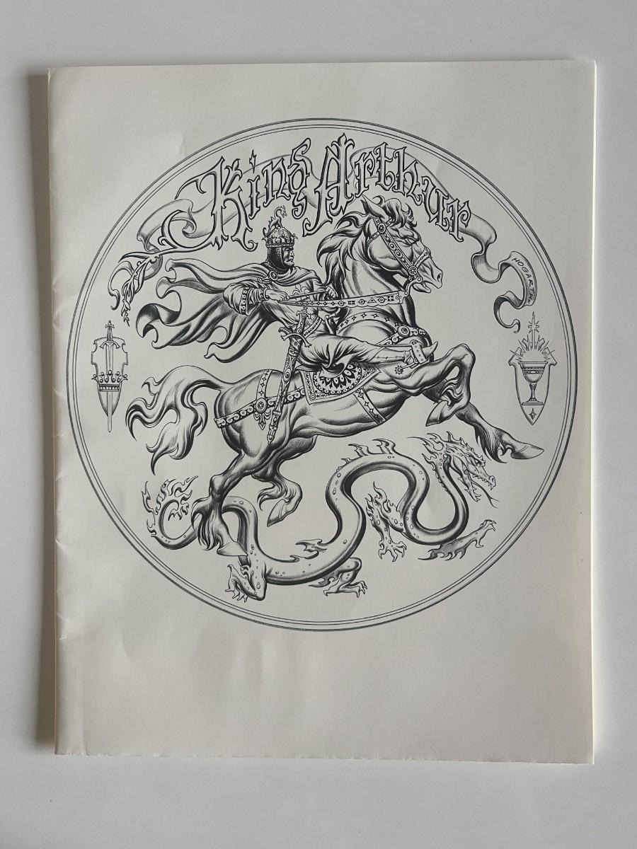 Burne Hogarth King Arthur art portfolio | EstateSales.org