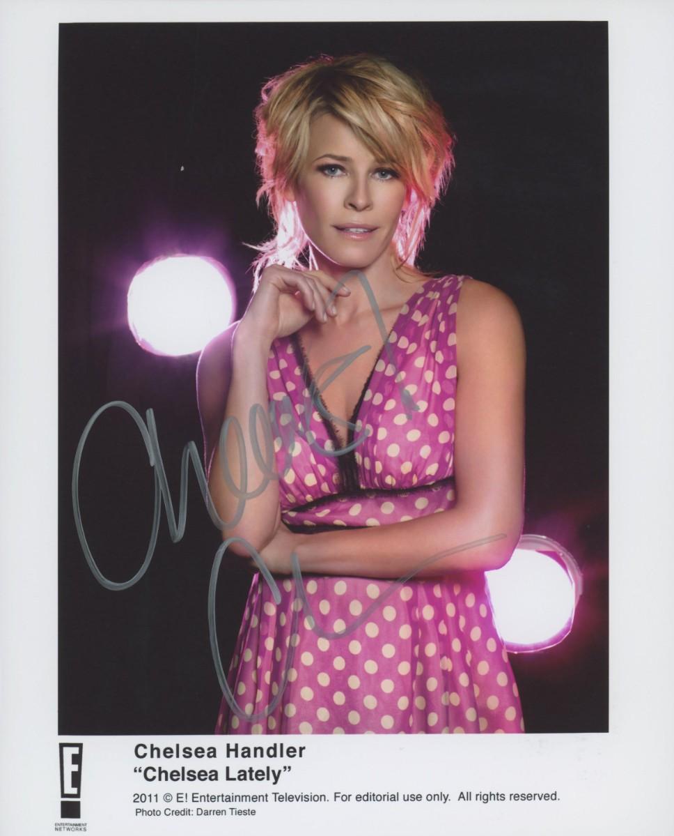 Chelsea Lately Chelsea Handler signed photo | EstateSales.org