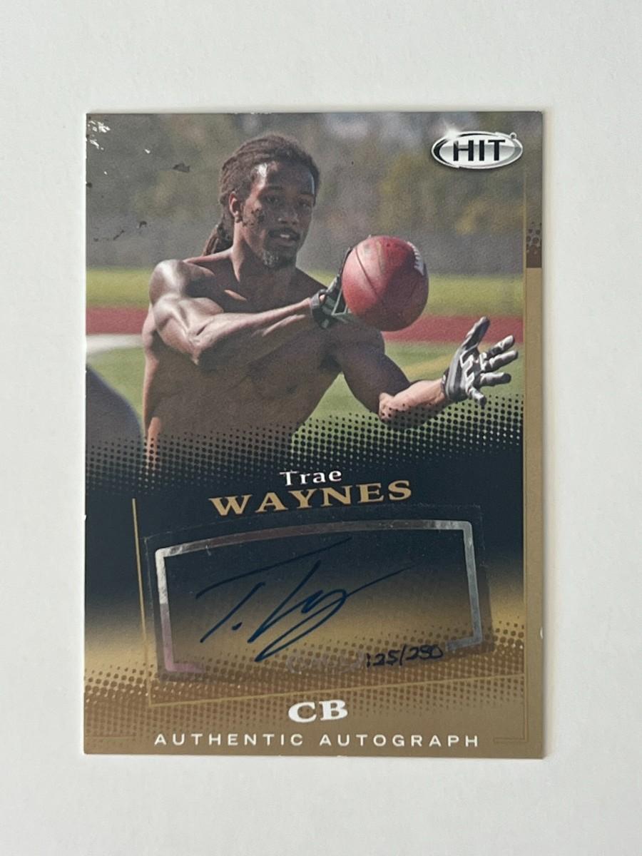Trae Waynes signed autographed card | EstateSales.org