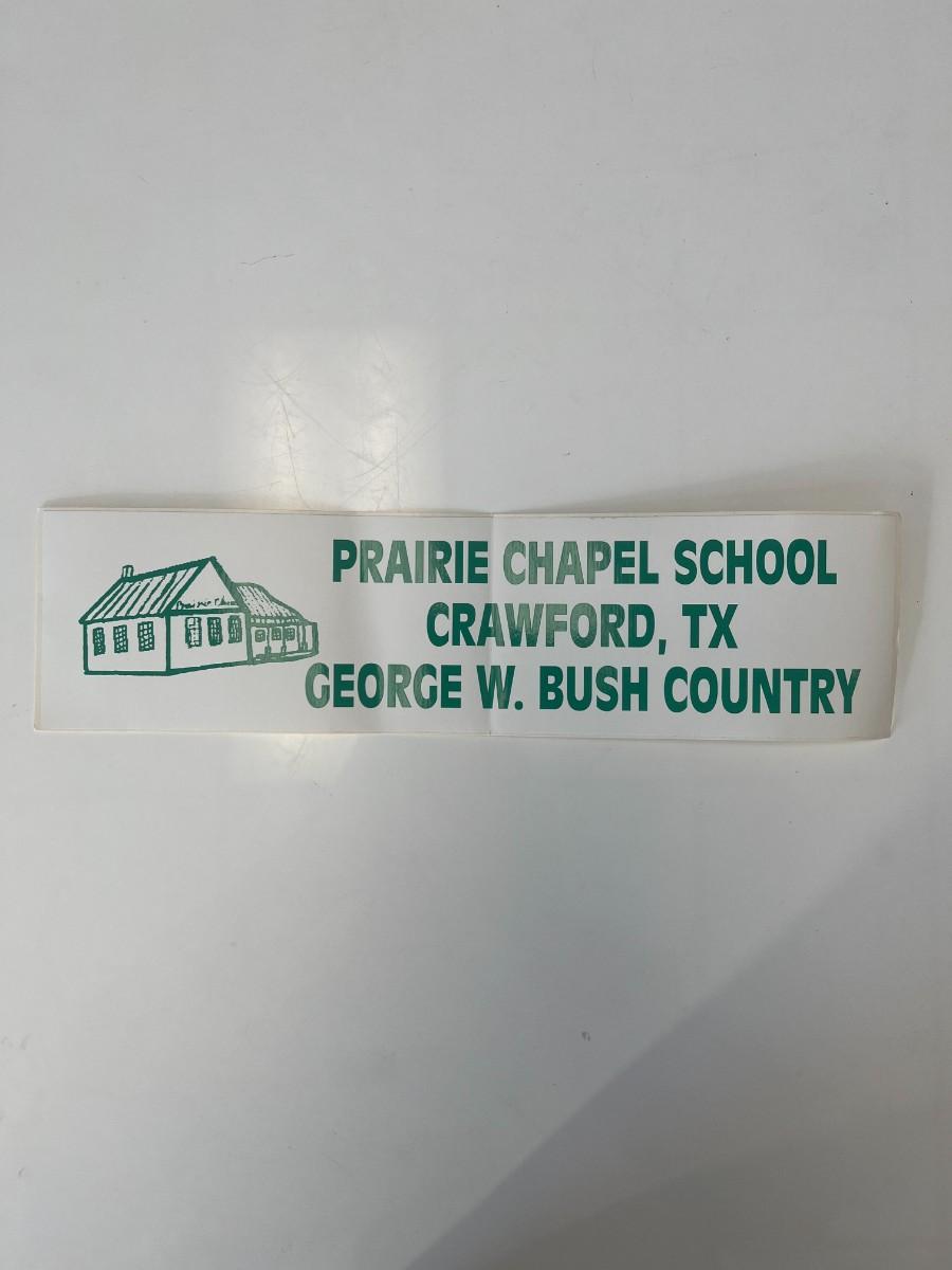 Prairie Chapel School bumper sticker | EstateSales.org