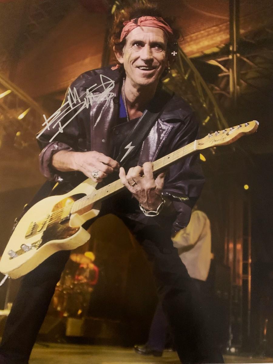 Keith Richards signed photo | EstateSales.org