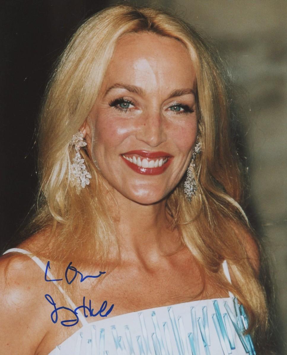 Jerry Hall signed photo | EstateSales.org