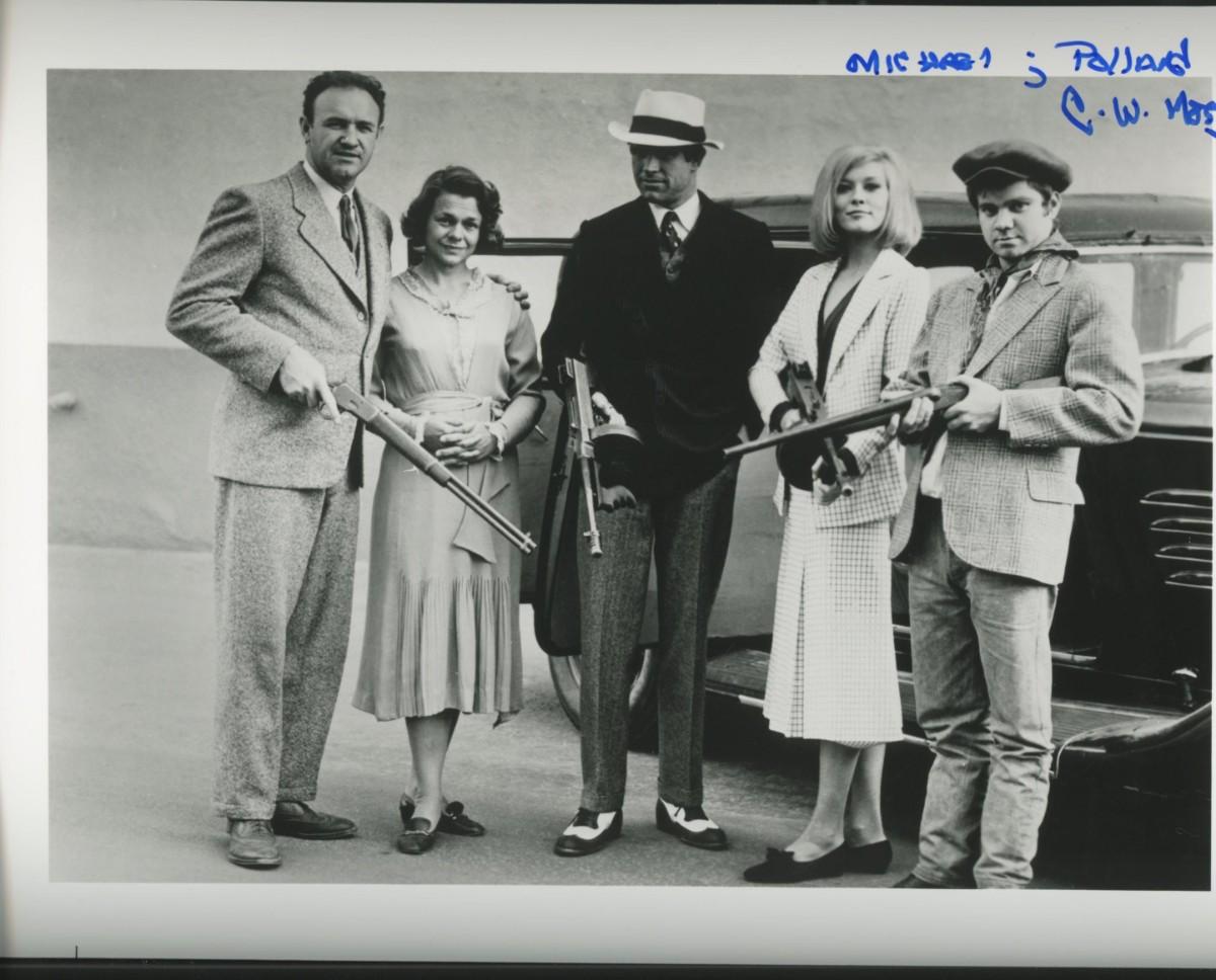Michael J. Pollard signed "Bonnie and Clyde" movie photo | EstateSales.org