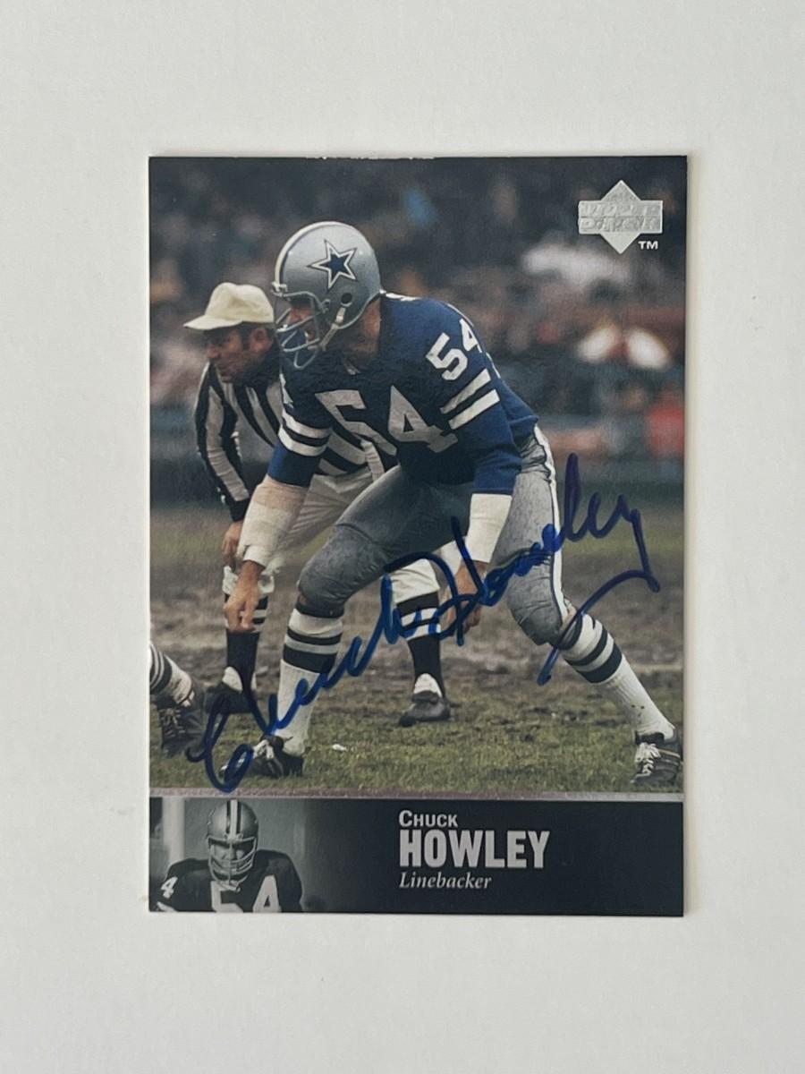 Dallas Cowboys Chuck Howley 1997 Upper Deck signed autograph card ...
