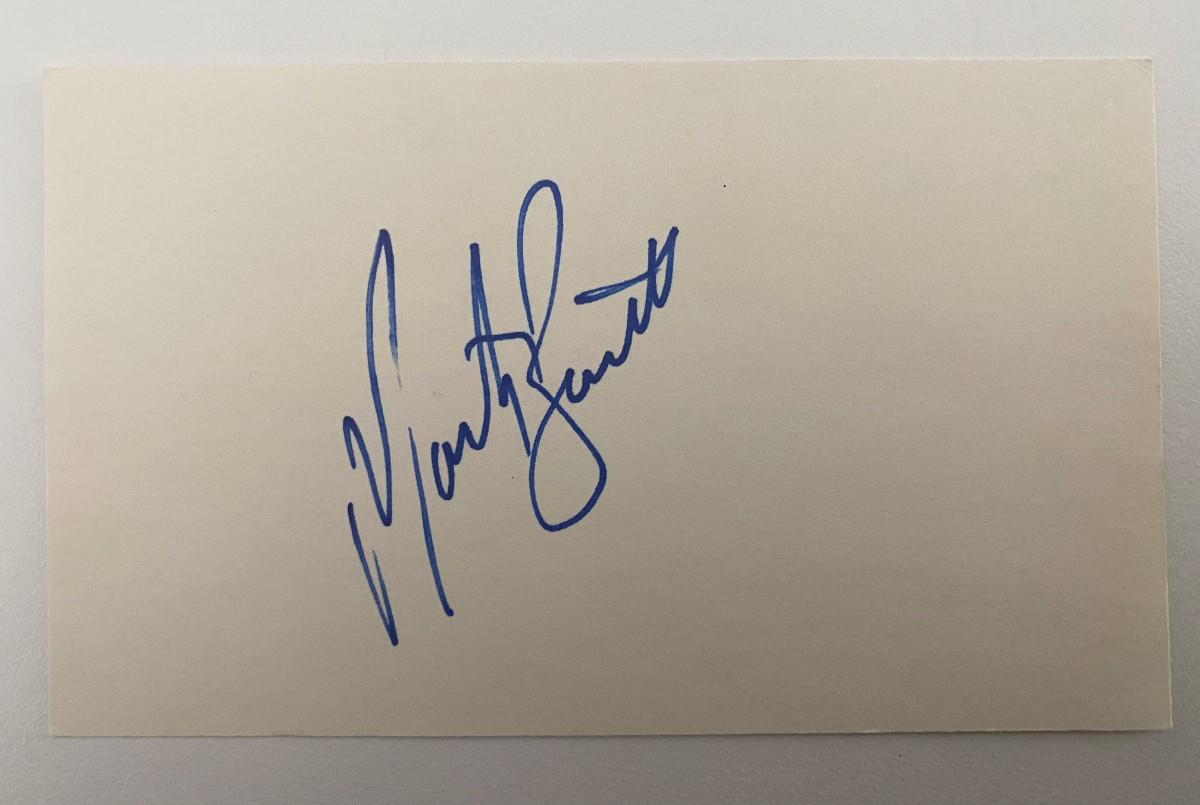 Baseball Player Marty Barrett autograph | EstateSales.org