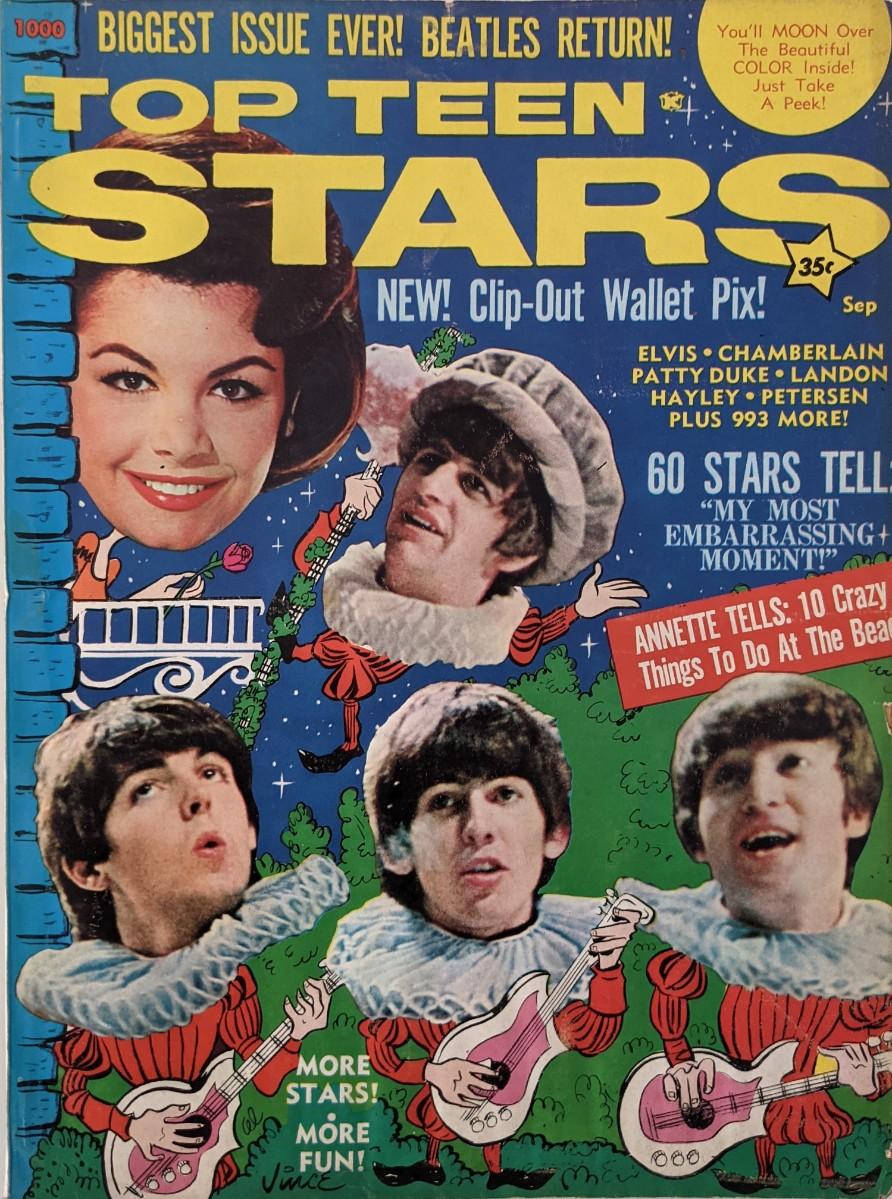 Beatles TOP TEEN STARS magazine September 1964 Issue | EstateSales.org