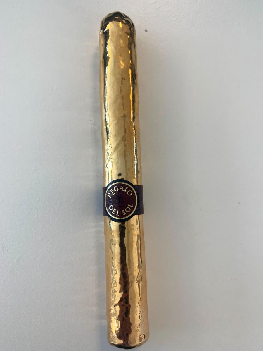 24K Gold Plated Cigar | EstateSales.org