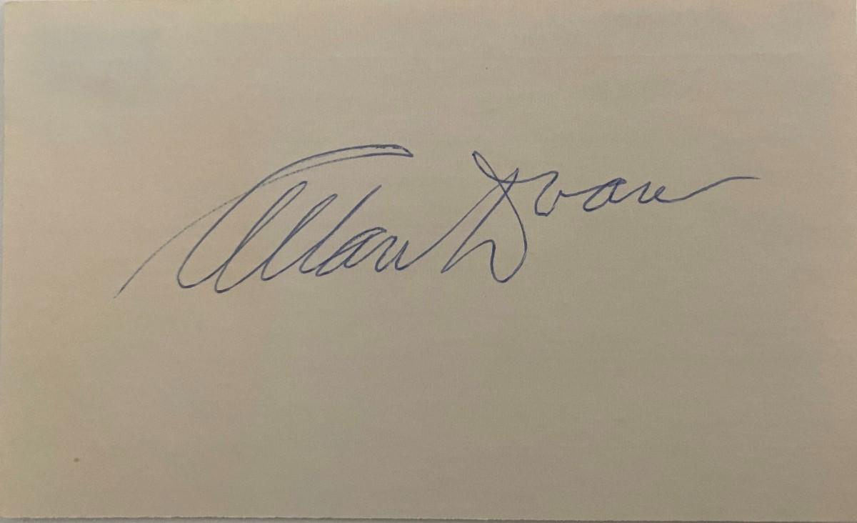 Director Allan Dwan original signature | EstateSales.org