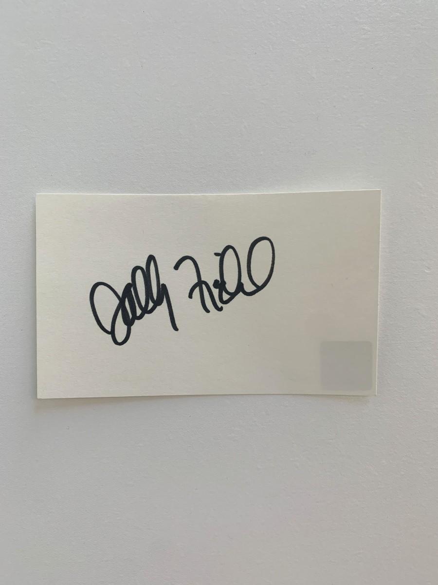 Sally Field original signature | EstateSales.org