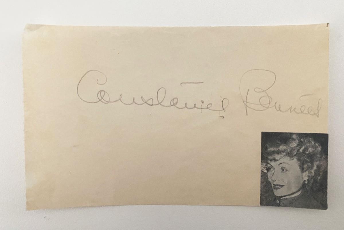 Actress Constance Bennett original signature | EstateSales.org