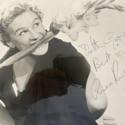 Anna Russell signed photo | EstateSales.org