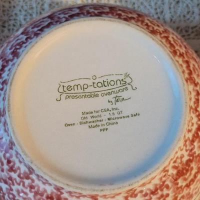 Lot 138: Temptations Dishes Set | EstateSales.org