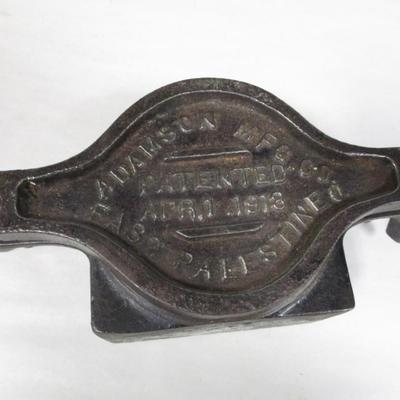 Cast Iron Adamson MFG Tire Patch Setter | EstateSales.org