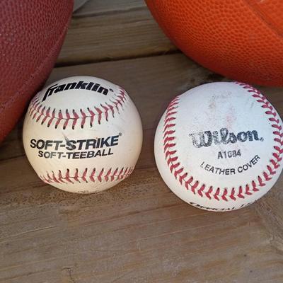 LEATHER FOOTBALL, BASEBALLS AND SOFTBALLS, BASKETBALL AND GOLF BALLS ...