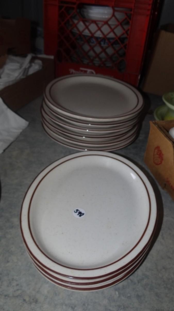 Buffalo China Plates Set | EstateSales.org