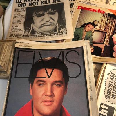 Vintage Newspapers - Elvis, JFK, Reagan Shot, John Lennon, Challenger ...