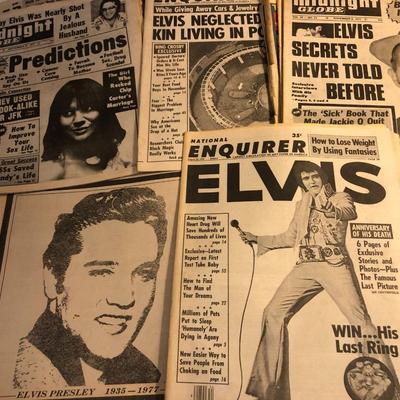 Vintage Newspapers - Elvis, JFK, Reagan Shot, John Lennon, Challenger ...