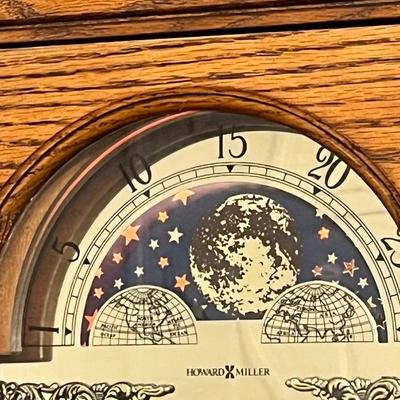 HOWARD MILLER ~ Lighted Moon Dial Grandfather Clock~ *Please Read ...
