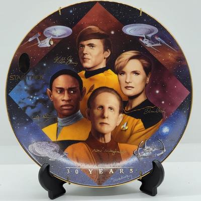 LOT82: Star Trek 30 Years Plates - Hamilton Collection | EstateSales.org