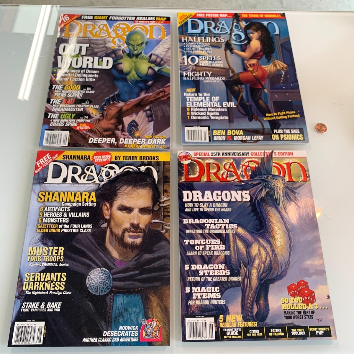 #534 4pc Dragon Magazine | EstateSales.org