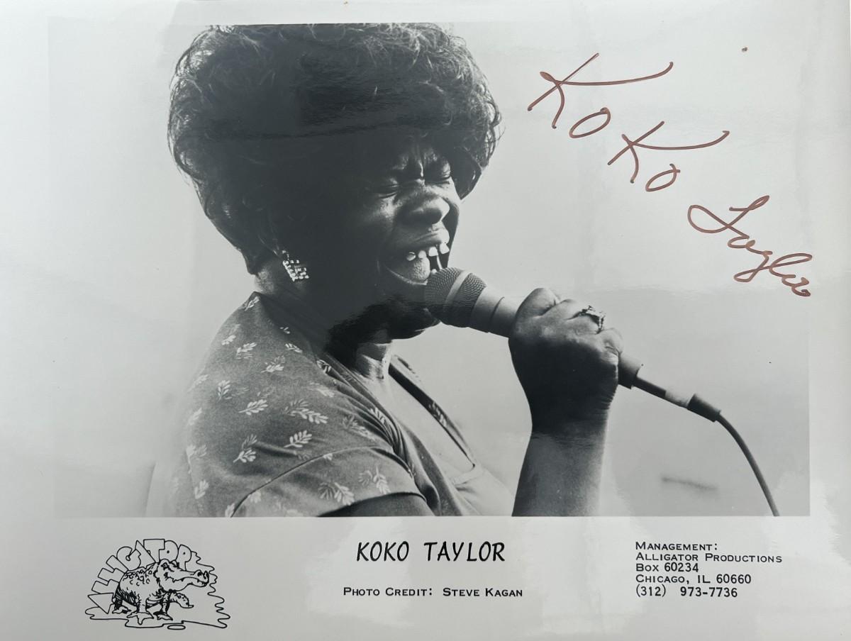 Koko Taylor signed photo | EstateSales.org
