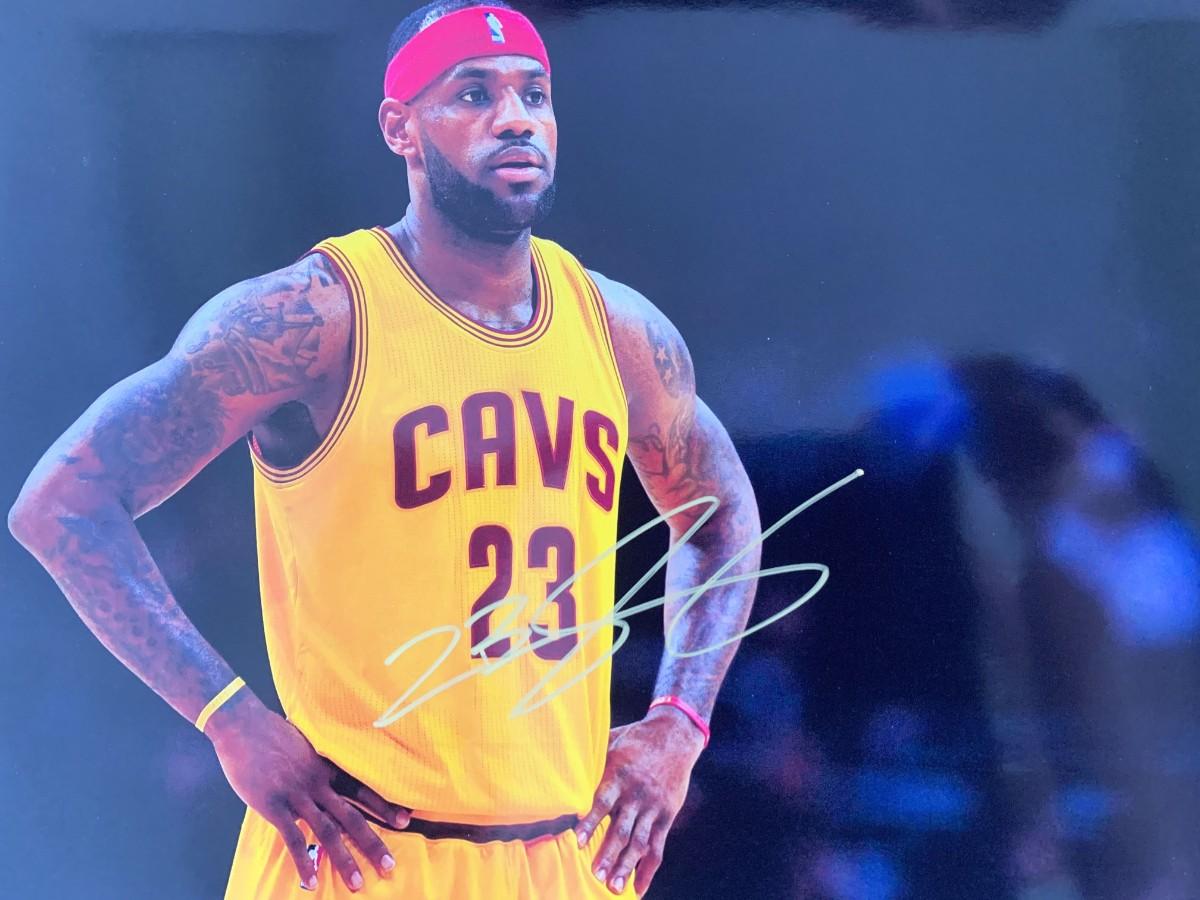 LeBron James signed photo | EstateSales.org