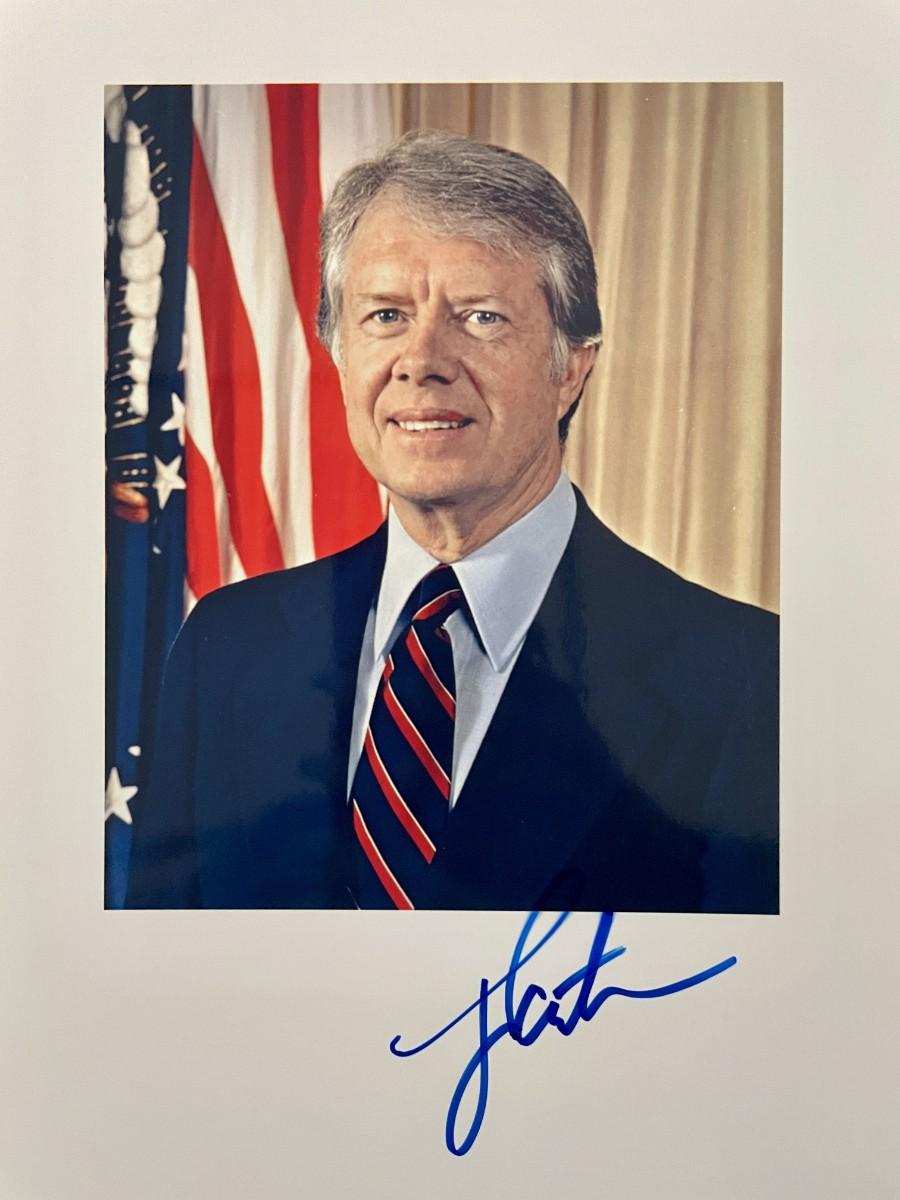 39th US President Jimmy Carter signed photo | EstateSales.org