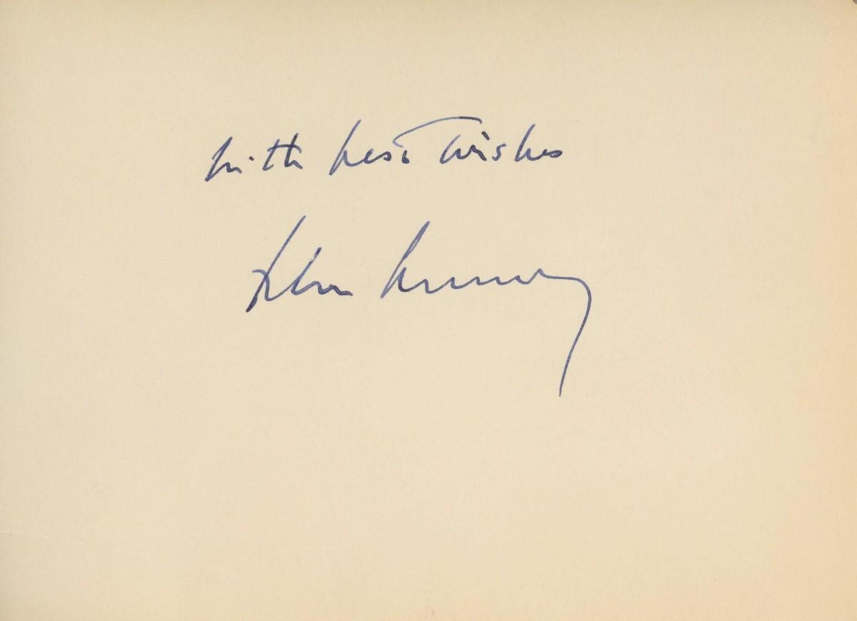 President John F. Kennedy signature cut | EstateSales.org