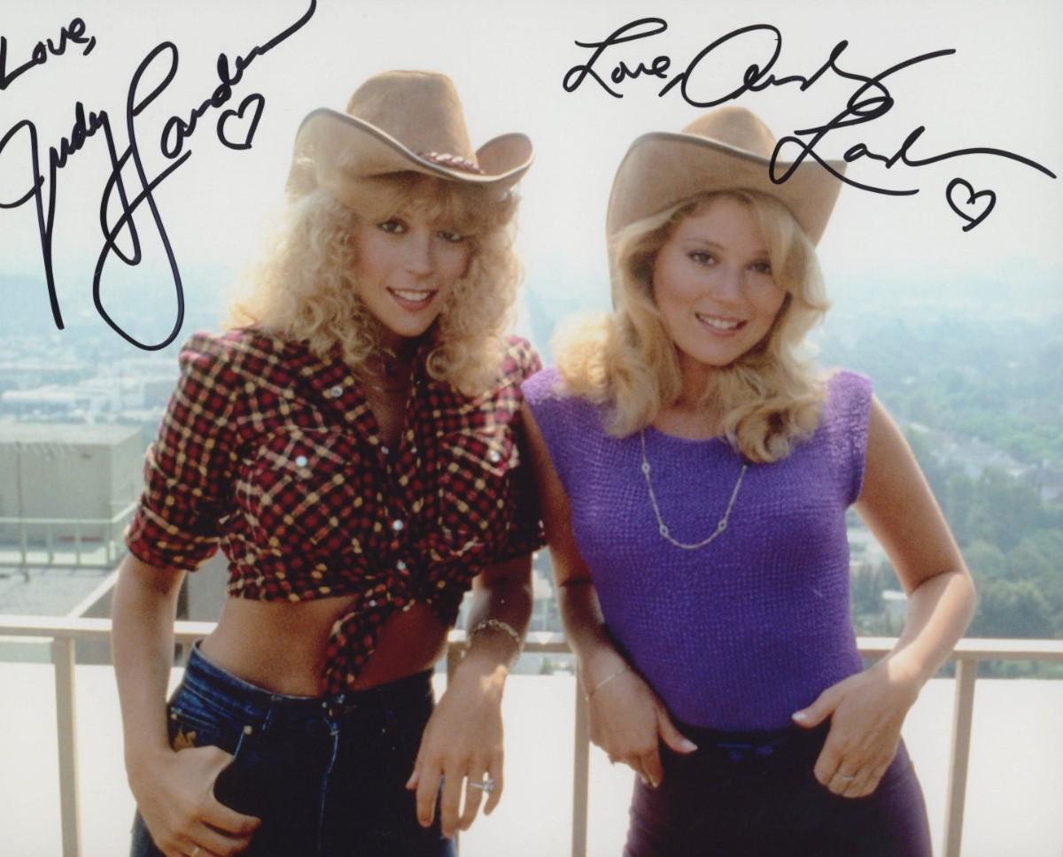 Judy and Audrey Landers "Dallas " signed photo | EstateSales.org